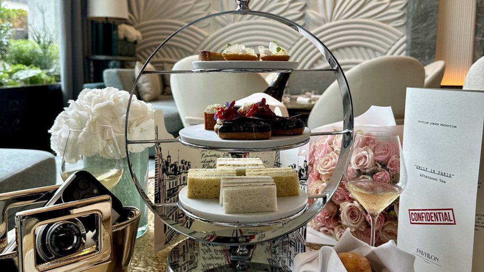 EMILY IN PARIS AFTERNOON TEA AT PAVYLLON LONDON | Roche Communications